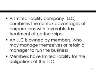 Chapter 37 – Introduction to Forms of Business and Formation of Partnerships | PPT