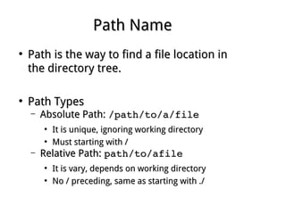 Linux fundamental - Chap 03 file | PPT