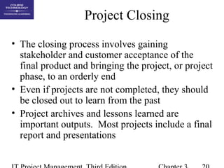Chap03 the project management process groups | PPT