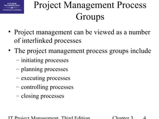 Chap03 the project management process groups | PPT