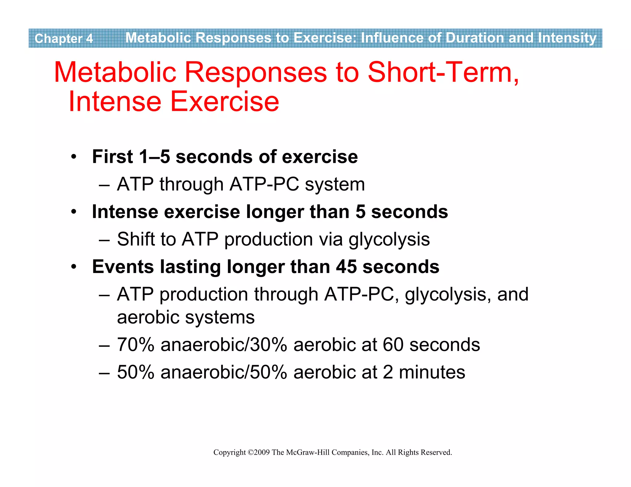 exercise metabolism | PDF