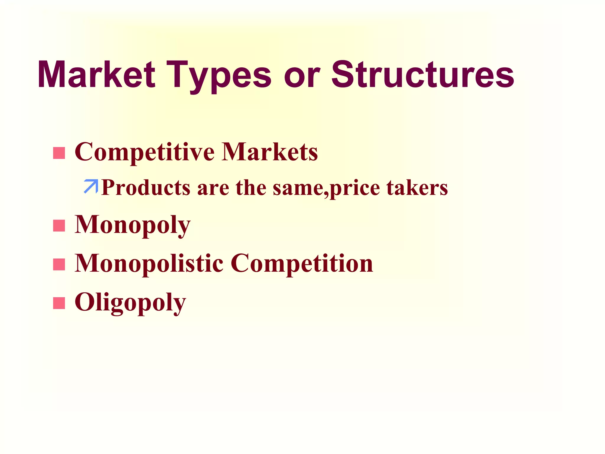 The Market Forces of Supply and Demand | PPT