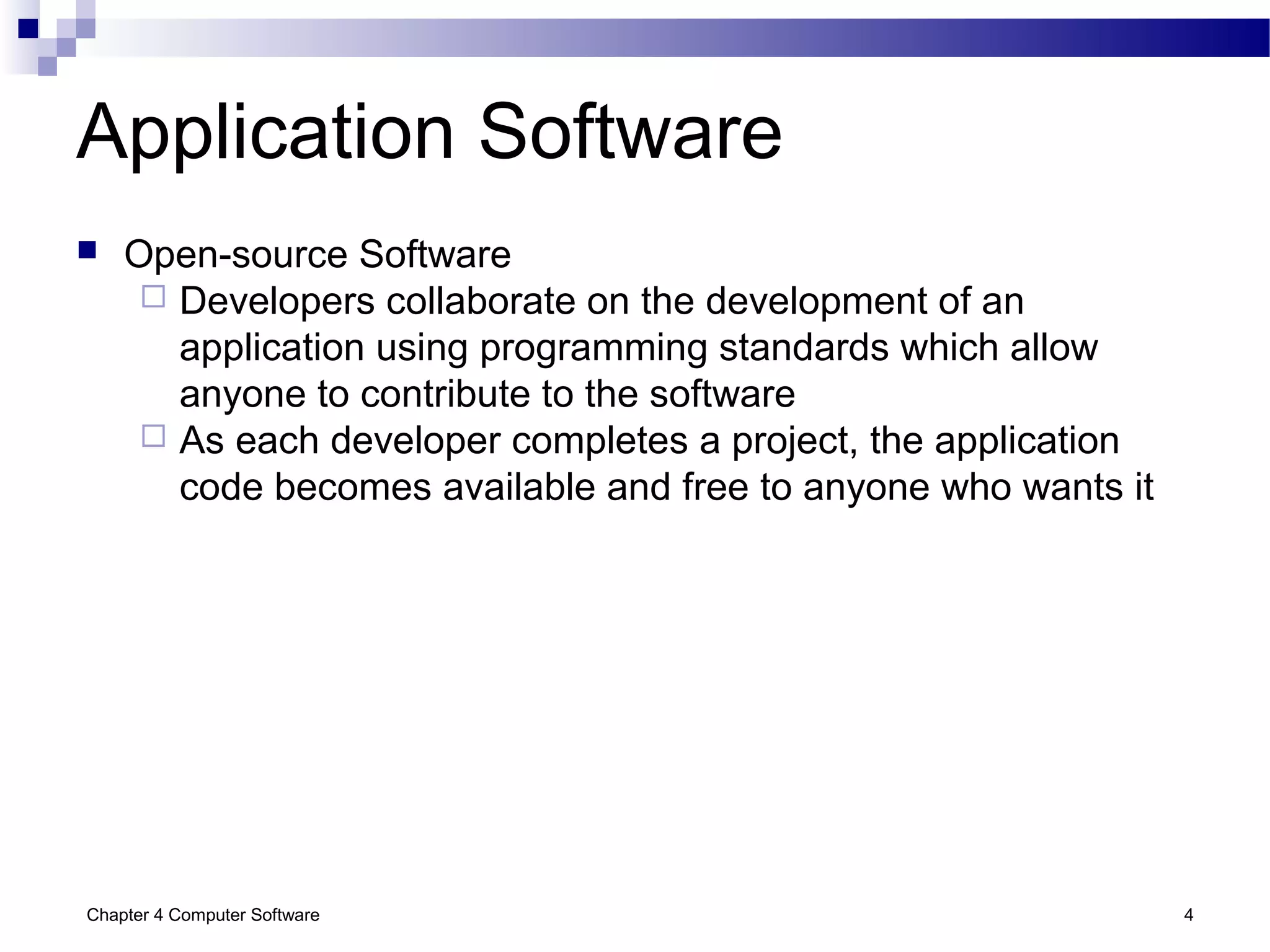 Chap04 Computer Software | PPT | Desktop Publishing | Computer Software and Applications