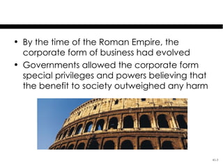 Chapter 41 – History and Nature of Corporations | PPT
