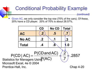 Chap04 basic probability | PPT