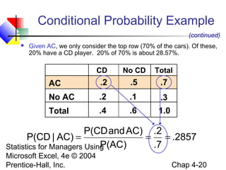 Chap04 basic probability | PPT