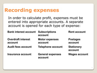 Chap04_Expenses _ Revenue.ppt | Business Accounting & Finance | Business