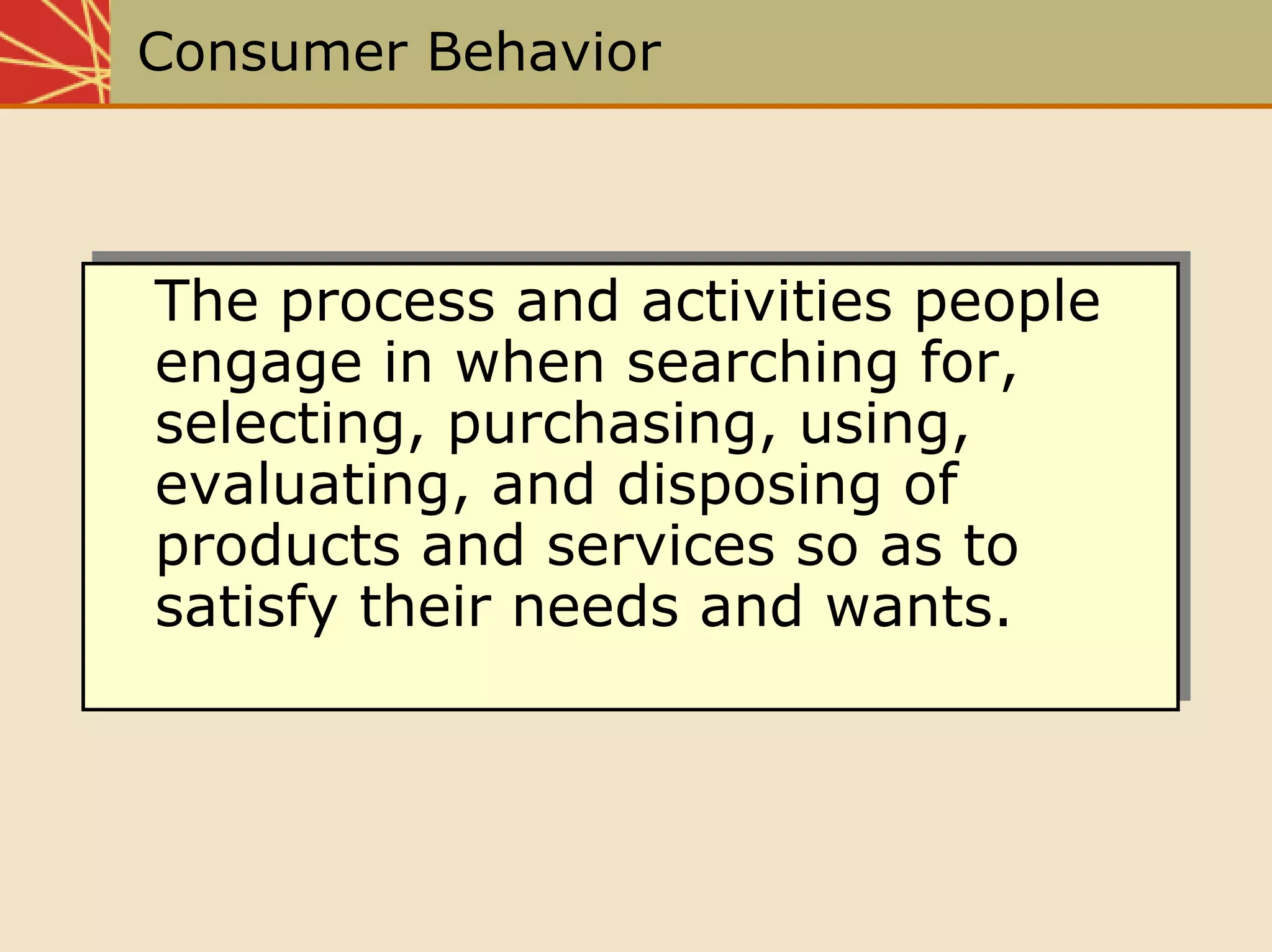 Chap04 Perspectives On Consumer Behavior | PDF