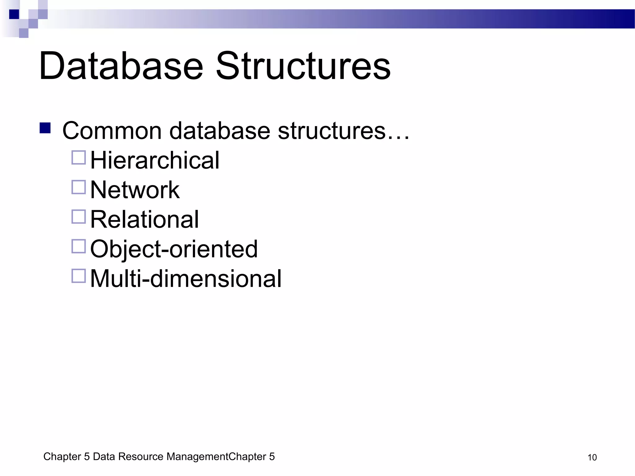 Chap05 Data Resource Management | PPT