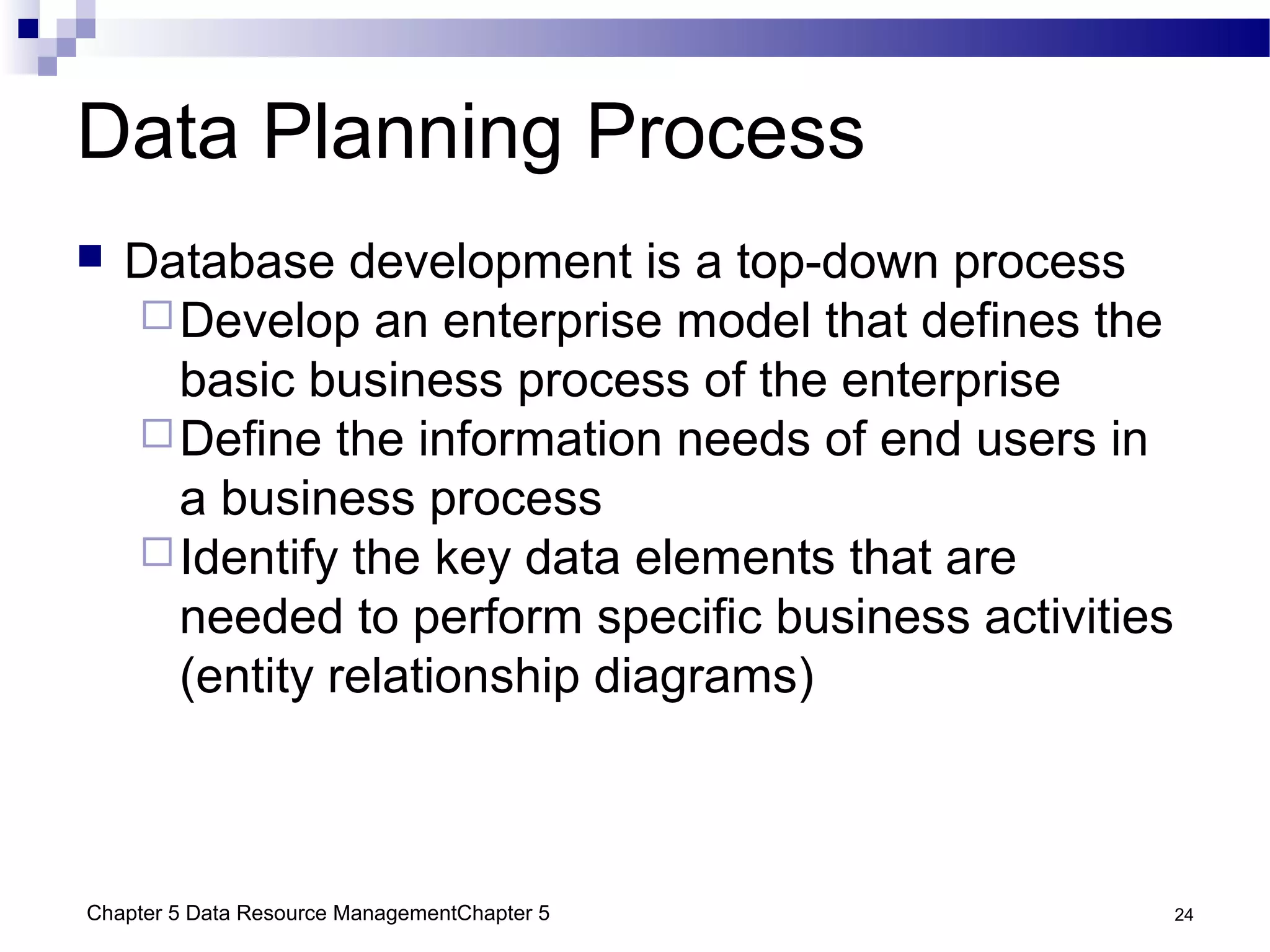 Chap05 Data Resource Management | PPT