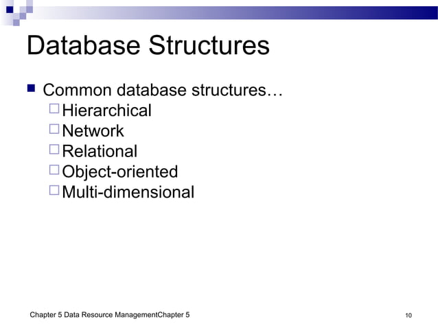 Chap05 Data Resource Management | PPT