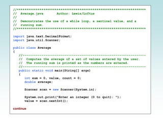 Java Chapter 05 - Conditions & Loops: part 5 | PPT