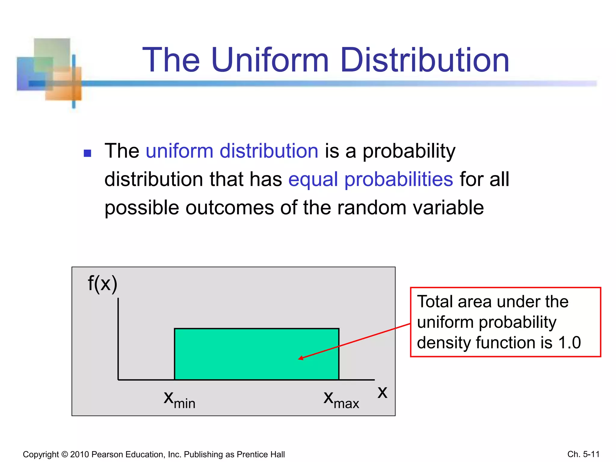 Chap05 continuous random variables and probability distributions | PPTX