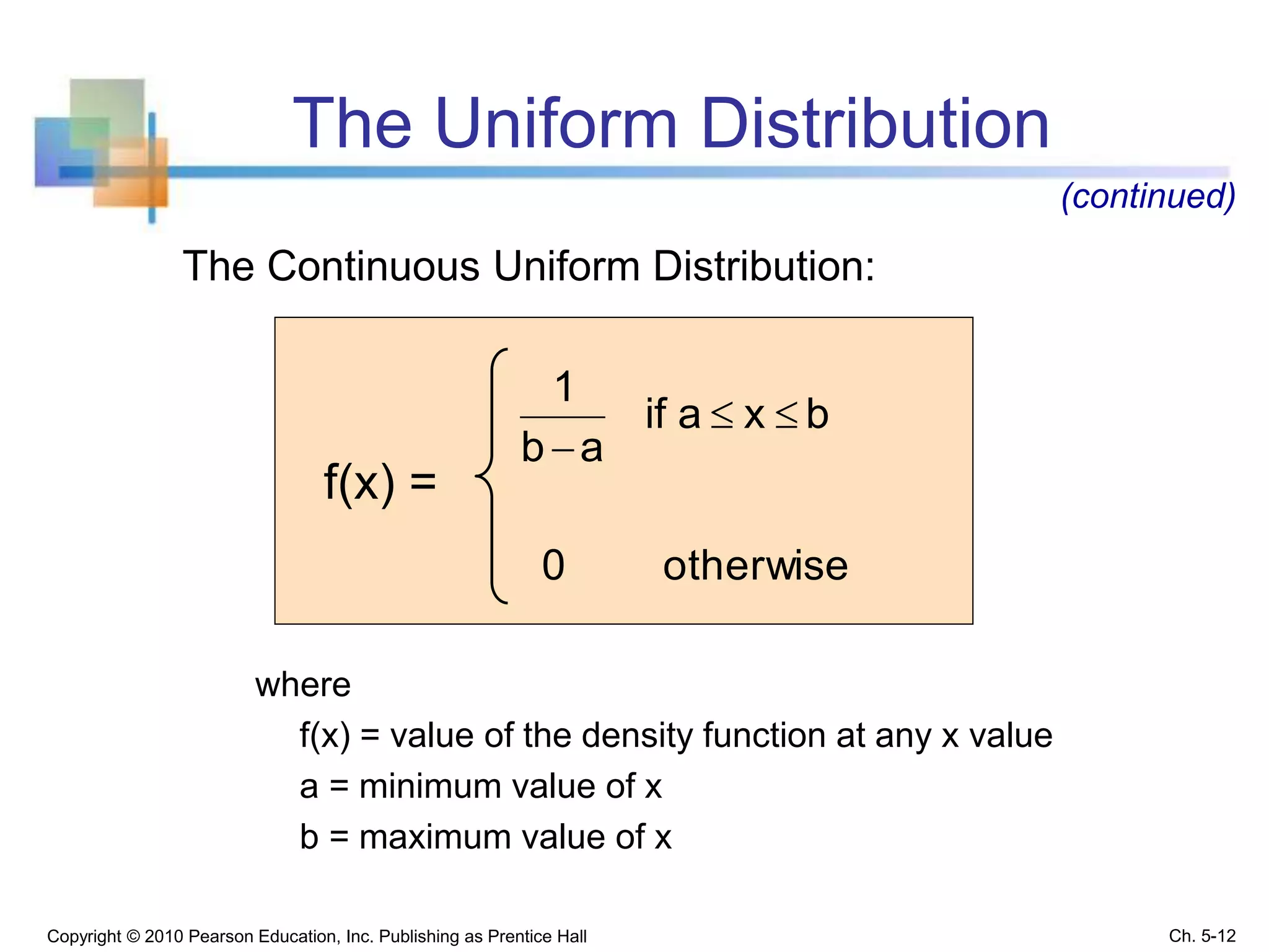 Chap05 continuous random variables and probability distributions | PPTX
