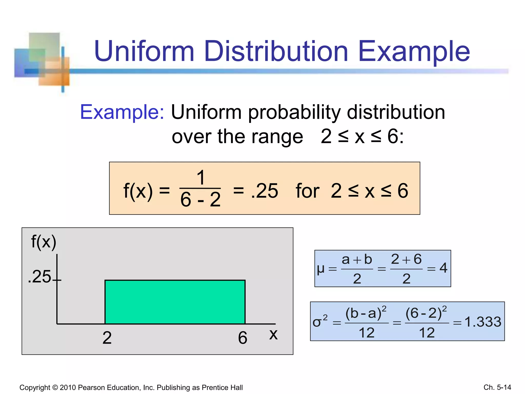 Chap05 continuous random variables and probability distributions | PPTX