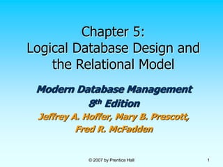 chapter number 05Corrected local database.ppt