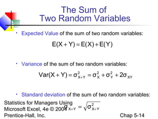 Chap05 discrete probability distributions | PPT