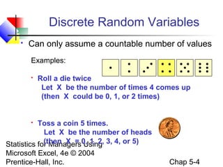 Chap05 discrete probability distributions | PPT