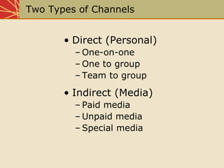 Chap05 The Communication Process | PDF