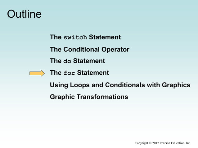 Chapter 6 - More conditionals and loops | PPT