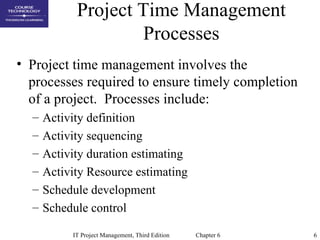 Chap06 project time management | PPT
