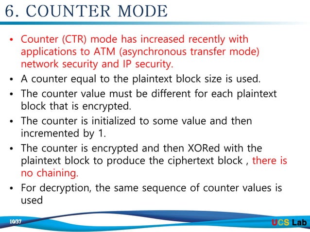 Chap06 block cipher operation | PPT