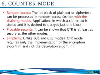 Chap06 block cipher operation | PPT