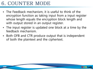 Chap06 block cipher operation | PPT