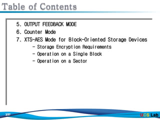 Chap06 block cipher operation | PPT