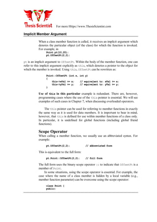 CLASSES, STRUCTURE,UNION in C++ | PDF