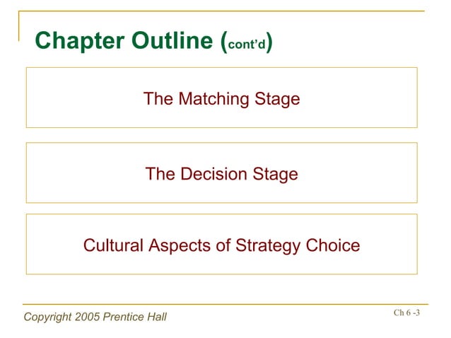 Strategy Analysis and Choice | PPT | Business Administration | Business