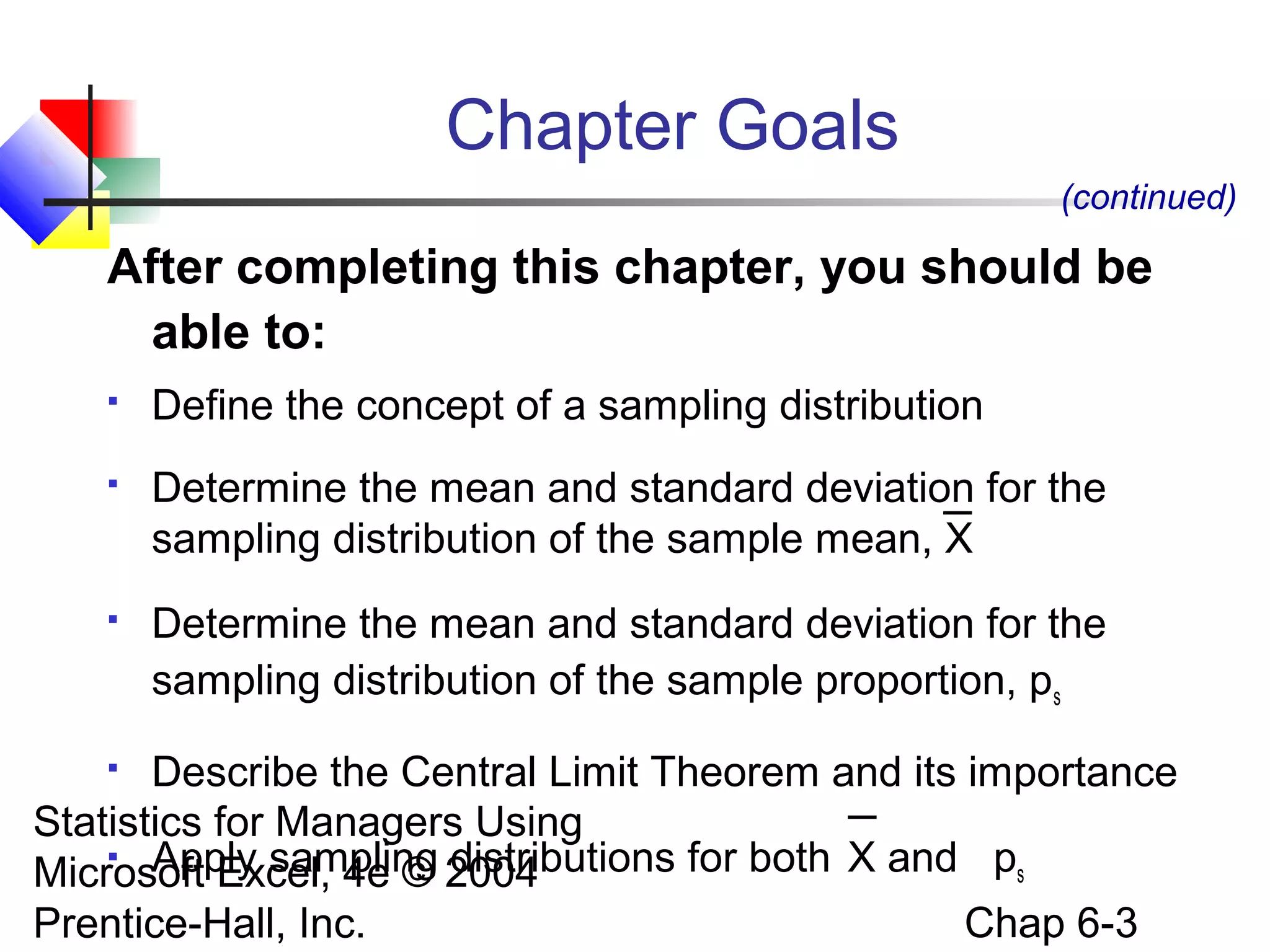 The Normal Distribution and Other Continuous Distributions | PPT