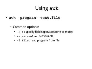 Linux fundamental - Chap 06 regx | PDF