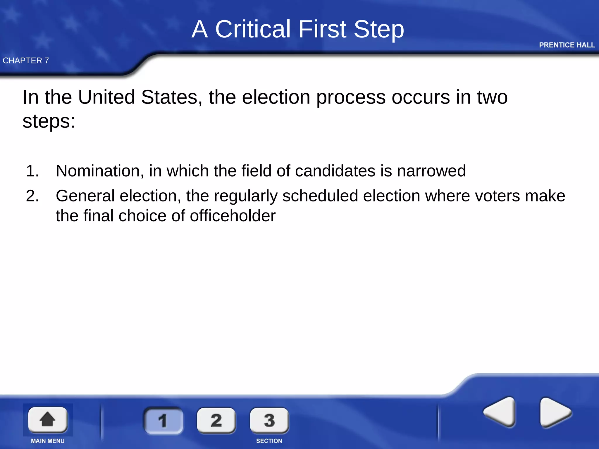 The Electoral Process | PPT