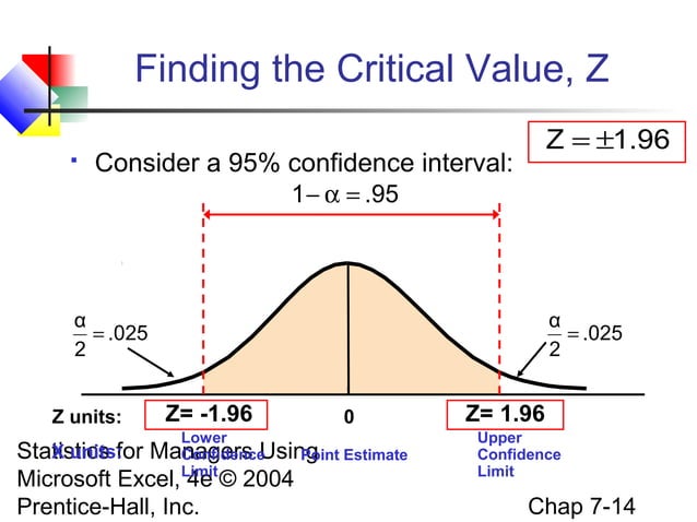 Confidence Interval Estimation
