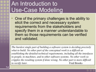 Chapter 7 Use Case Model | PPT