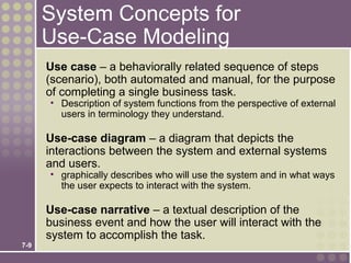 Chapter 7 Use Case Model | PPT