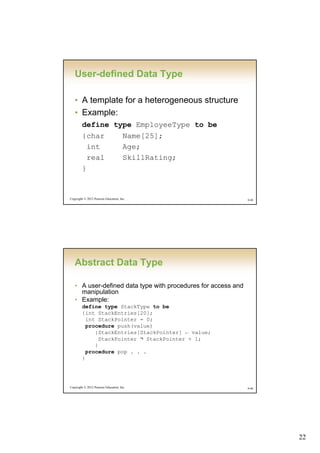 Chap08 data abstraction | PDF | Programming Languages | Computing