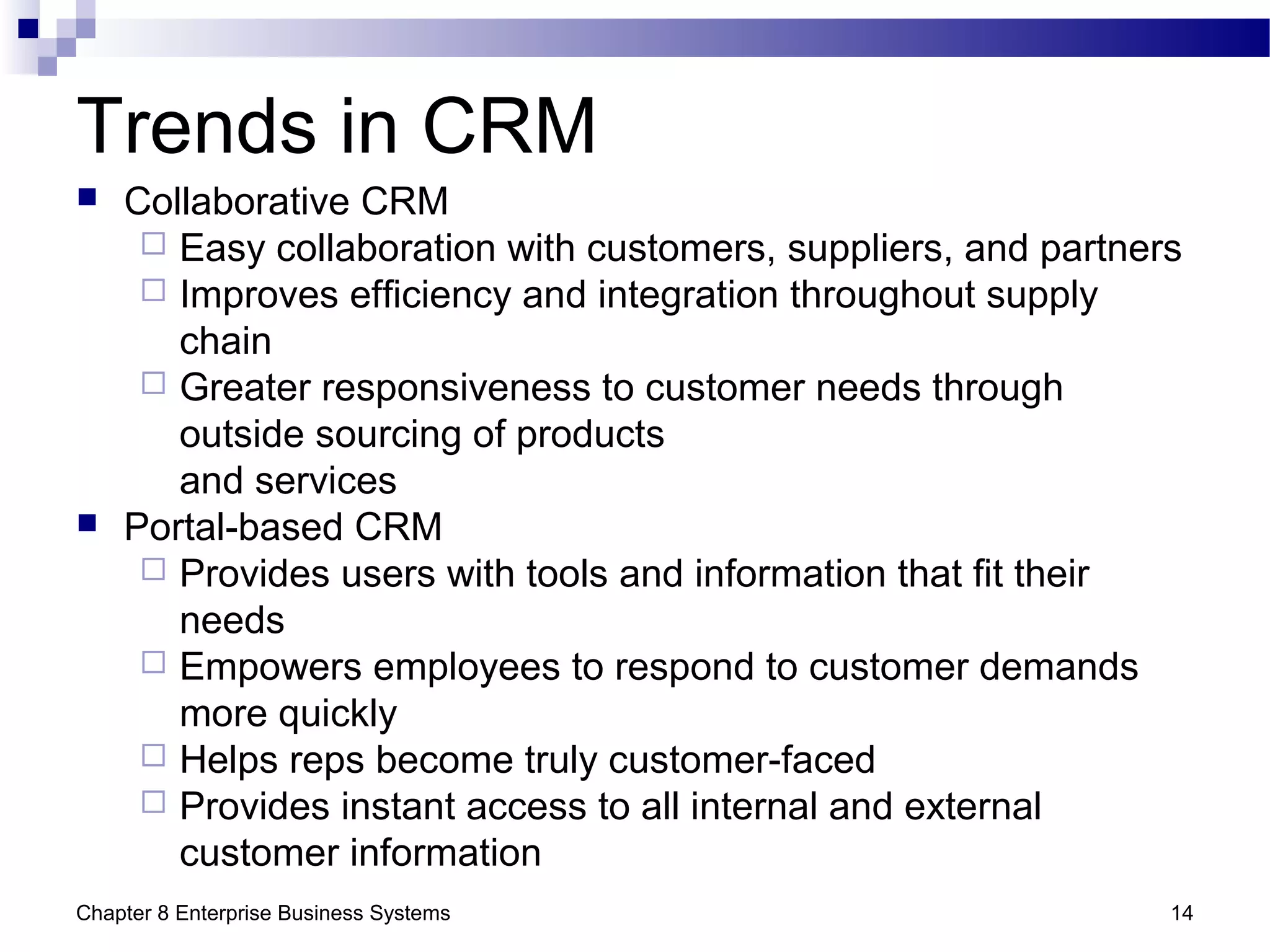 Chap08 Enterprise Business Systems | PPT