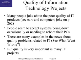 Chap08 project quality management | PPT