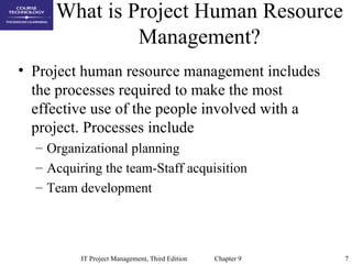 Chap09 project human resource management | PPT