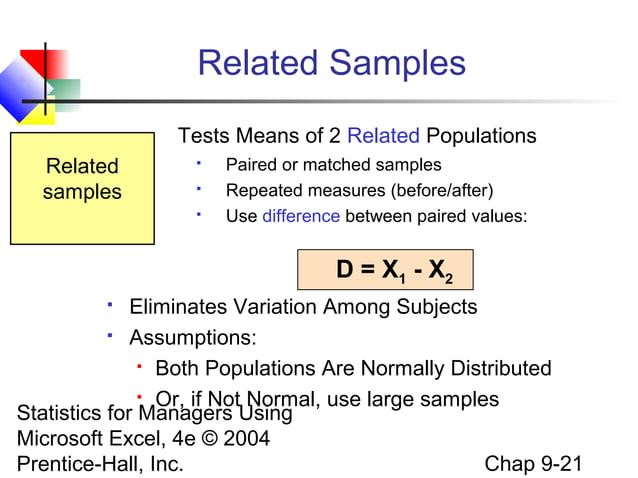 Two Sample Tests | PPT