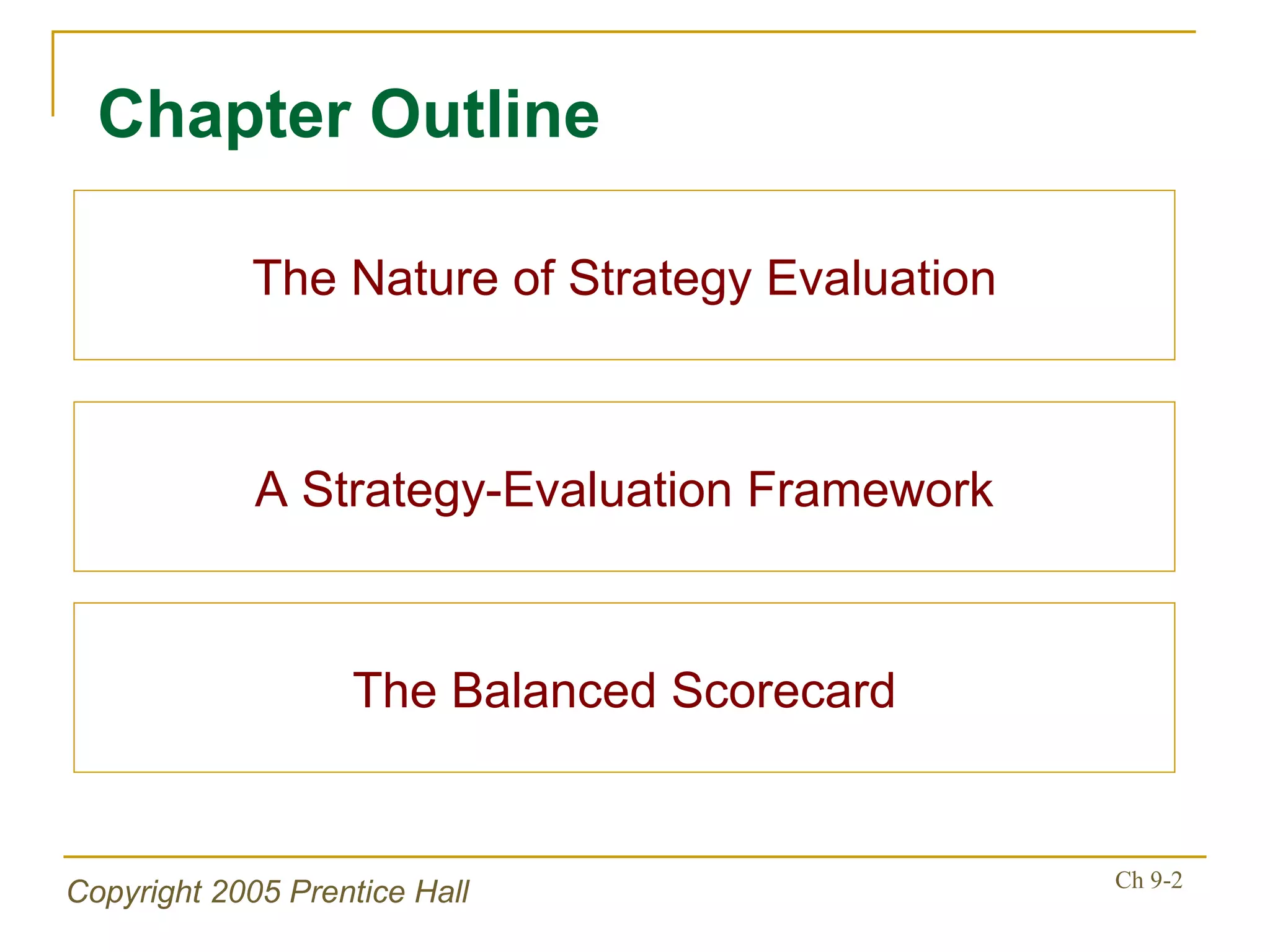 Strategy Review, Evaluation, and Control | PPT