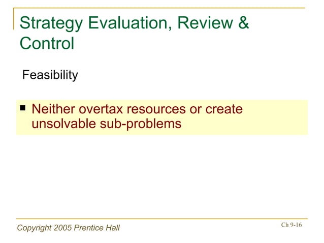 Strategy Review, Evaluation, and Control | PPT | Business Accounting ...