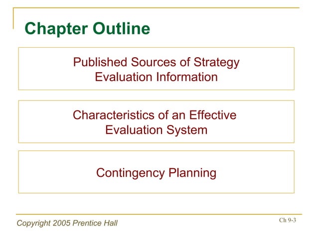 Strategy Review, Evaluation, and Control | PPT