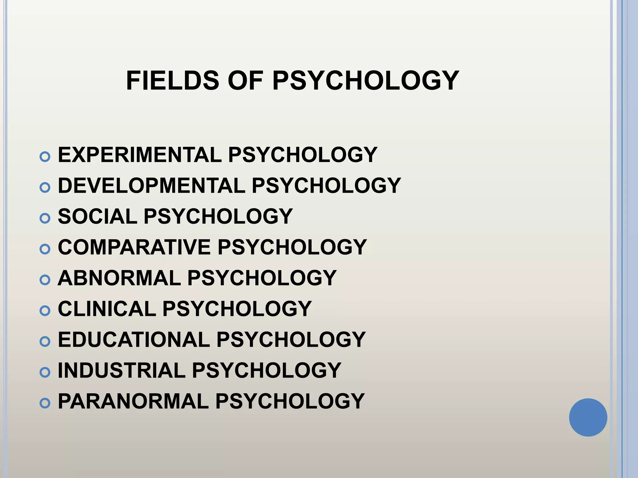 Chapter 1: PSYCHOLOGY | PPTX
