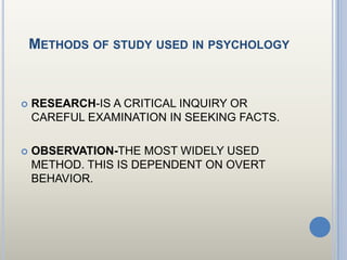 Chapter 1: PSYCHOLOGY | PPTX
