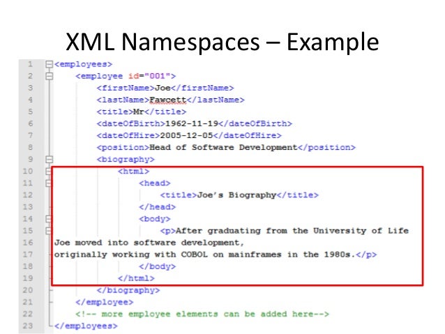 Introduce to XML
