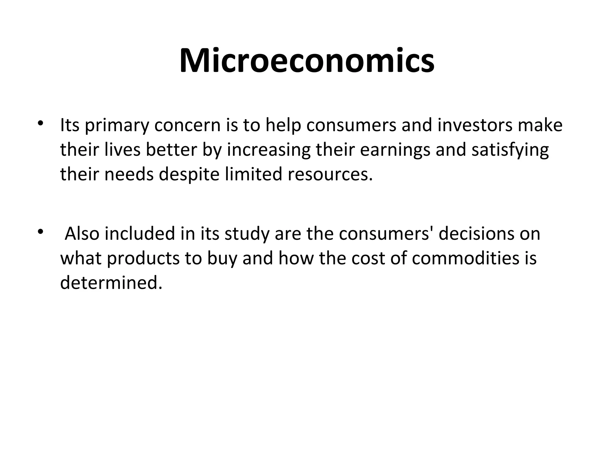 Economics Chap1 | PPT
