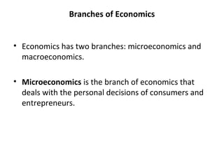 Economics Chap1 | PPT